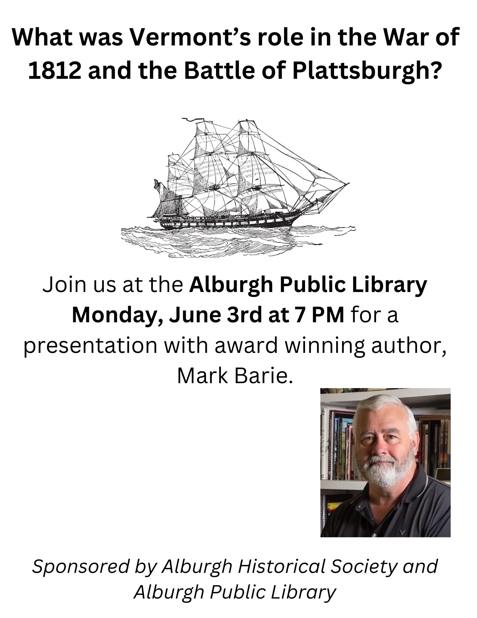 Special Program! – Alburgh Public Library
